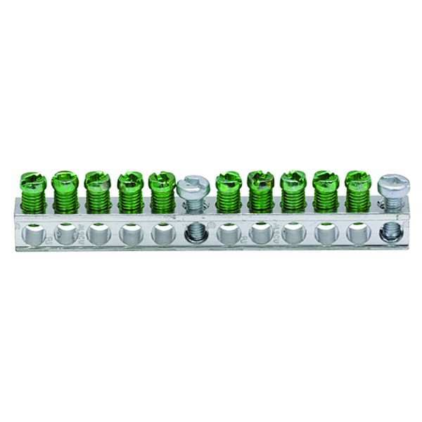 Eaton Terminal Ground Bar + (1) 2/0 Lug - Ch/b GBKP2120 | Zoro