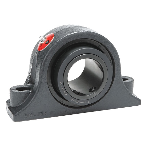 Moline Bearing Pillow Block Brg, 1 1/2 in Bore, Cast Iron 19121108 | Zoro