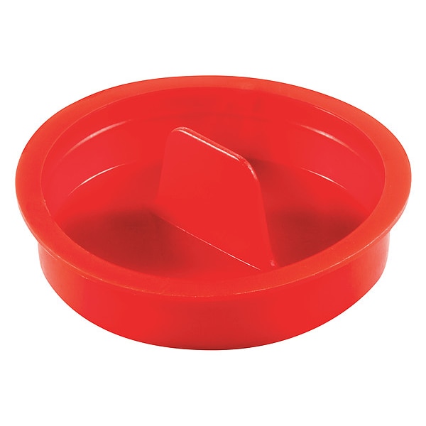 Caplugs Center Pull-Tab Tapered Plug, Red, LDPE 200 PK CPT-24S 99191147 | Zoro