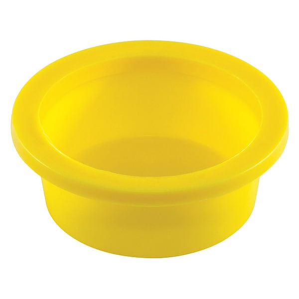 Caplugs Tapered Thick Flange Cap/Plug, Yellow, 01-LPE Low Density ...