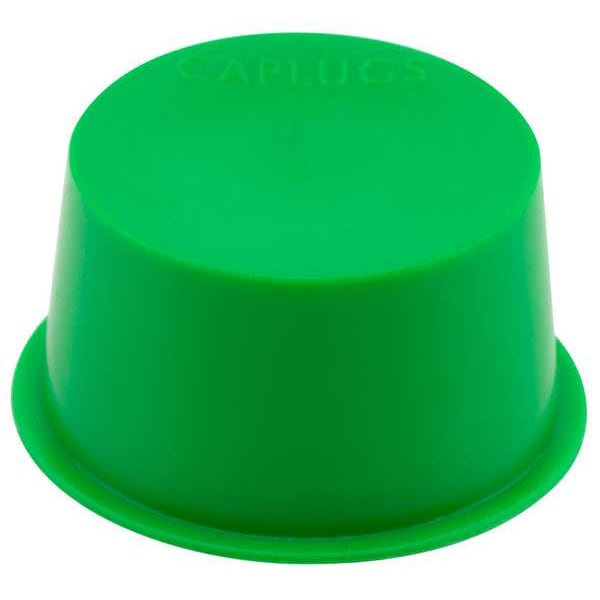 Caplugs Tapered Cap/Plug, Green, LDPE 5000 PK T-10 FLEX 037160EK | Zoro