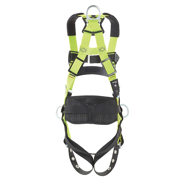 Miller H500 Fall Protection Harness, Universal (L/XL), 420 lb, Mating ...