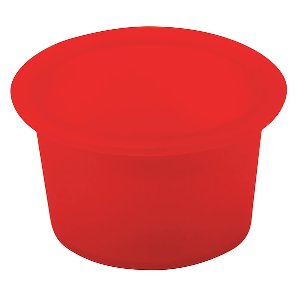 Caplugs Silicone TW Tapered Cap/Plug, Red, Silicone Std Commercial ...
