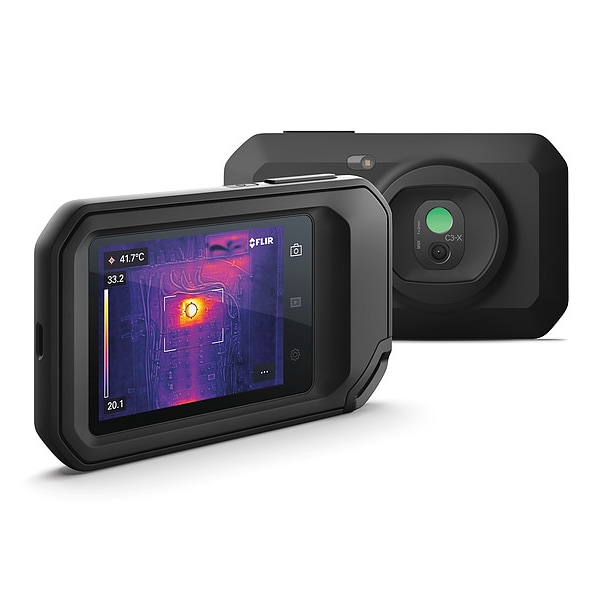 Flir Thermal Camera, -4 to 572 Degrees F F, Fixed Focus, Touchscreen ...