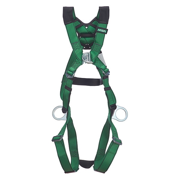 Msa Safety V-FORM(TM) Safety Harness Fall Protection Harness, Standard ...