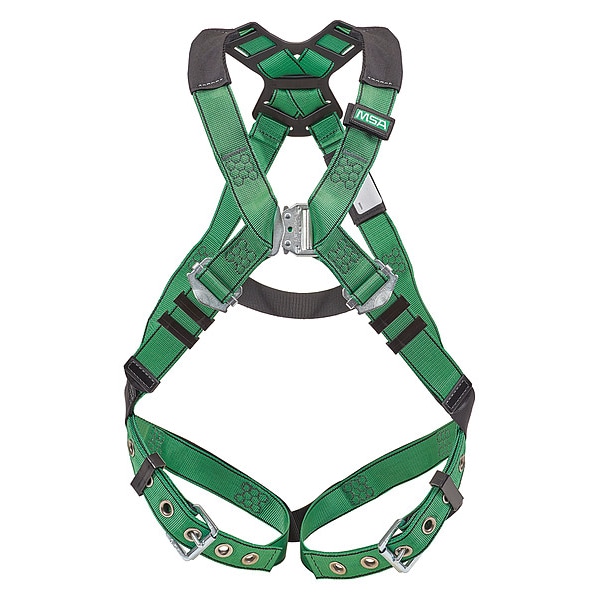 Msa Safety V-FORM(TM) Safety Harness Fall Protection Harness, M, 400 lb ...
