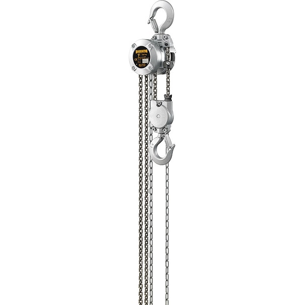 Harrington Mini Hand Chain Hoist, 10 ft Hoist Lift CX010-10 | Zoro