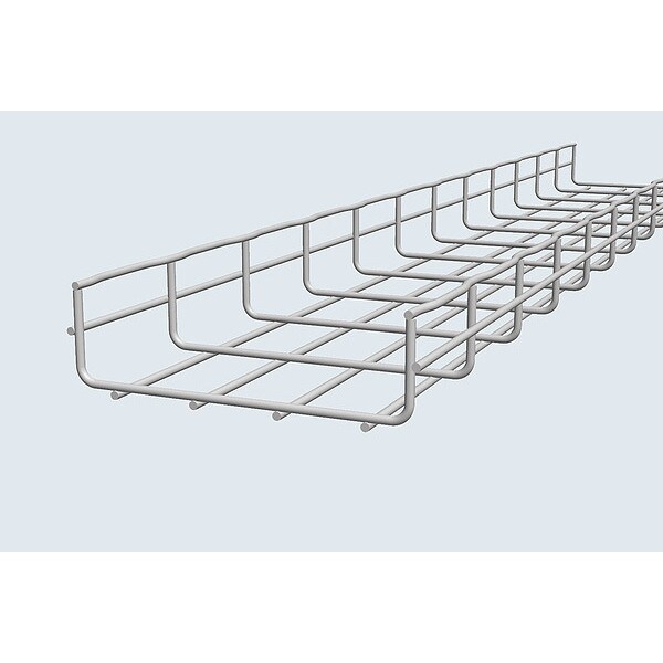 Cablofil Wire Mesh Cable Tray, 95 lb Capacity, Steel, Zinc Plated CF54 ...