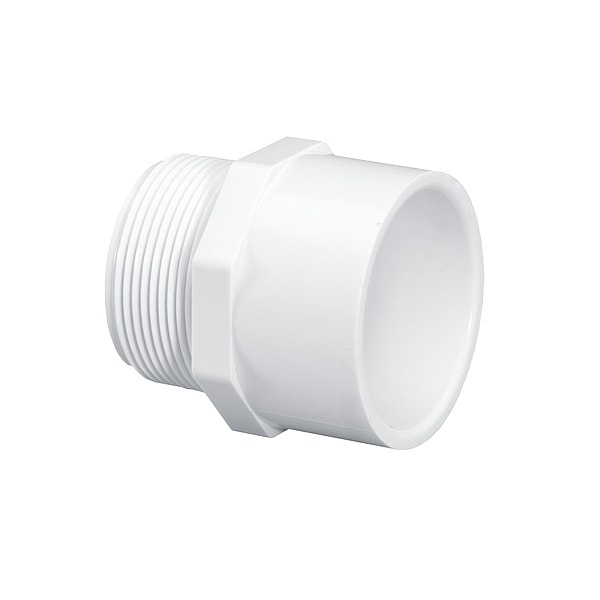 Westlake Pipe & Fittings Adapter, 8 in, Schedule 40, White, 160PSI ...
