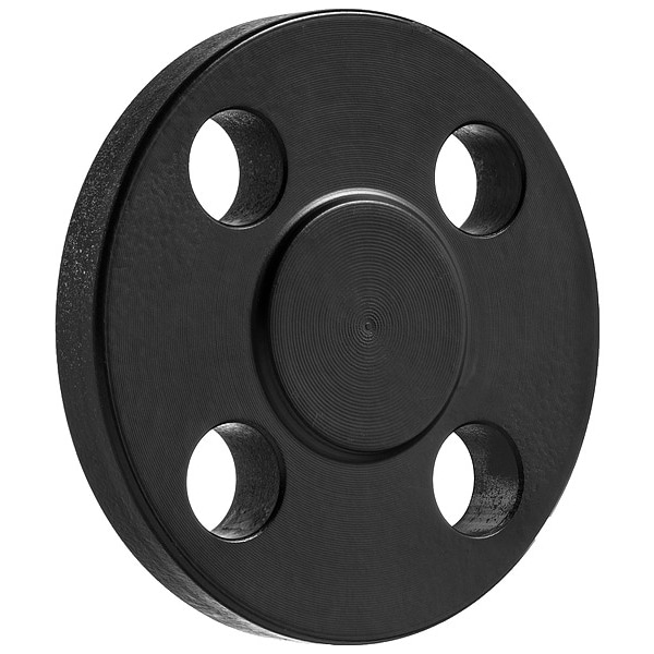 Zoro Select Blind Flange Pipe Flange, 2-1/2" Pipe, Flanged x Blind ...