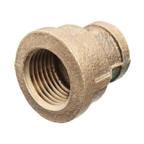 Zoro Select Reducing Coupling Brass Brass Class 125 Pipe Fittings, 2 in ...
