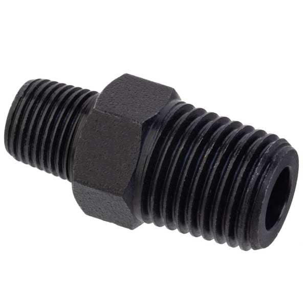 Zoro Select Reducing Hex Nipple Brass Brass Class 1000 Pipe Fittings, 3 ...