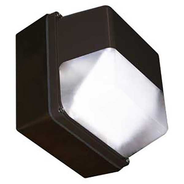 W F Harris Lighting Wall Pack, LED, 5000K, 1200 lm, 9.6W, 120V AC 80-WP ...