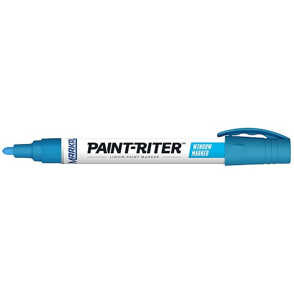 Markal Paint Marker, Medium Tip, Blue Color Family, Paint 97454G | Zoro