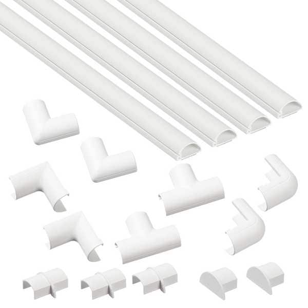 D-Line Hinge and Click Lock, Adhesive, PVC US/5FT2010KIT001 | Zoro