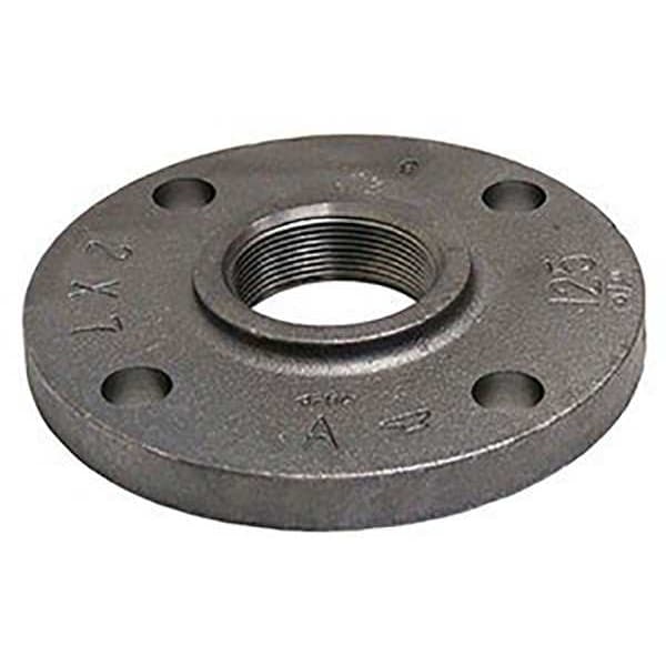 Anvil Flange, Threaded, Cast Iron, 2" Pipe Size 0309008001 | Zoro