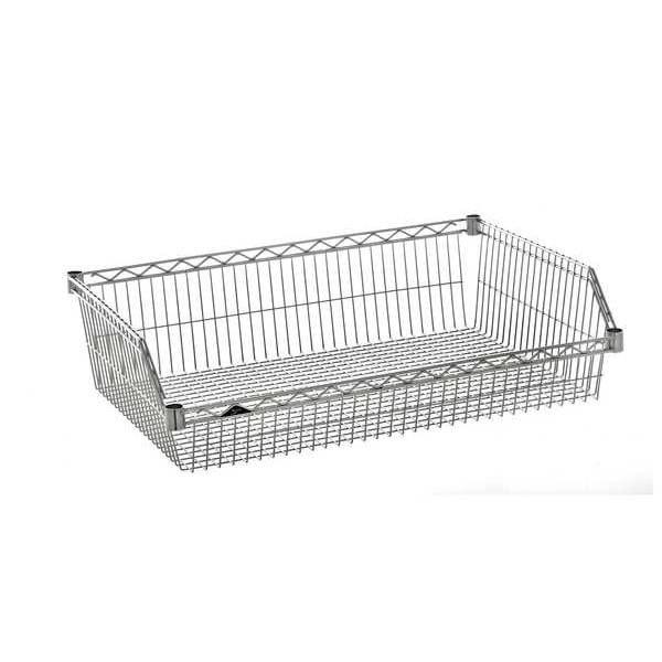 Metro Wire Shelving, Basket Shelf BSK2424NC | Zoro