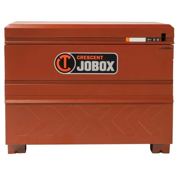 Crescent Jobox Chest-Style Jobsite Box, Brown, 48 in W x 30 in D x 27 ...