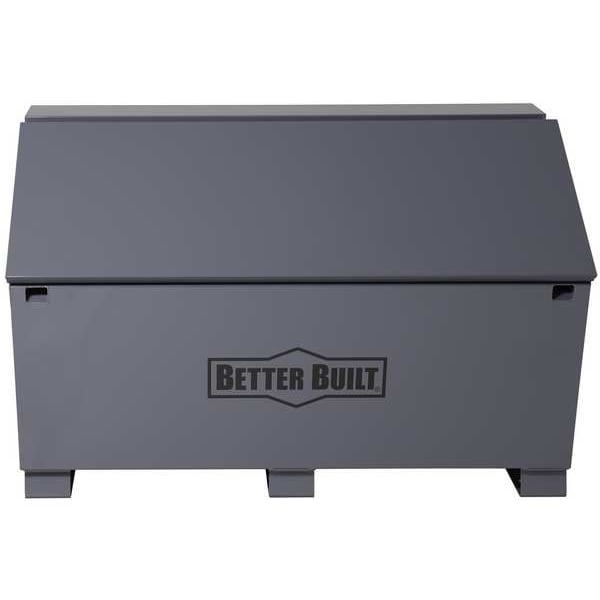 Better Built Sloped-Chest Jobsite Box, Gray, 60 in W x 30 in D x 37-1/2 ...