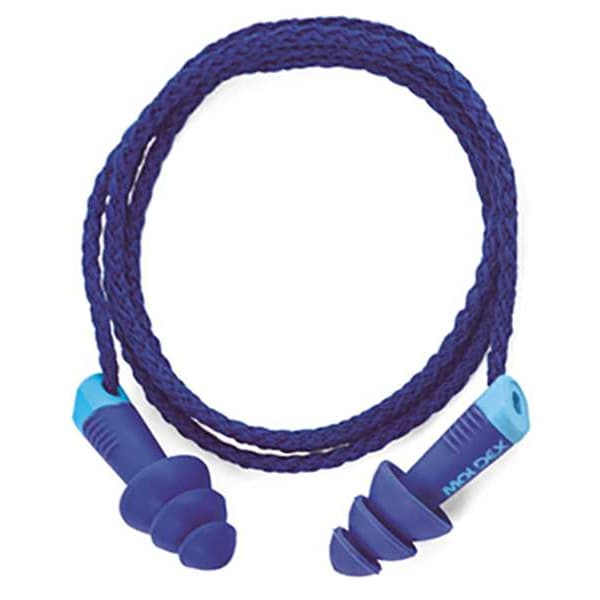 Moldex Alphas(TM) Reusable TPE Ear Plugs, Flanged Shape, 27 dB, Gray ...