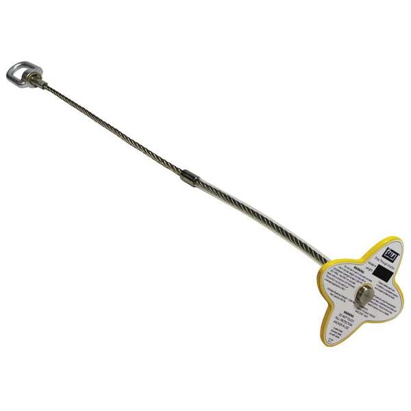 3M Drop-Thru Anchor, 102 in Length, 420 lb Weigth Capacity, Steel ...