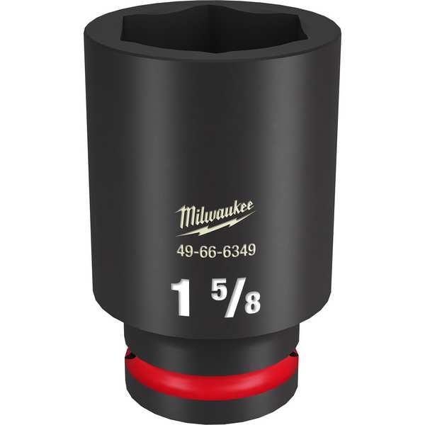 MILWAUKEE 3/4" Deep Impact Socket : Deep, Black Phosphate - 49-66-6349