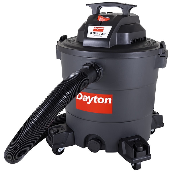 Dayton General Purpose Wet/Dry Vacuum, 12 gal, 1,080 W 61HV84 | Zoro
