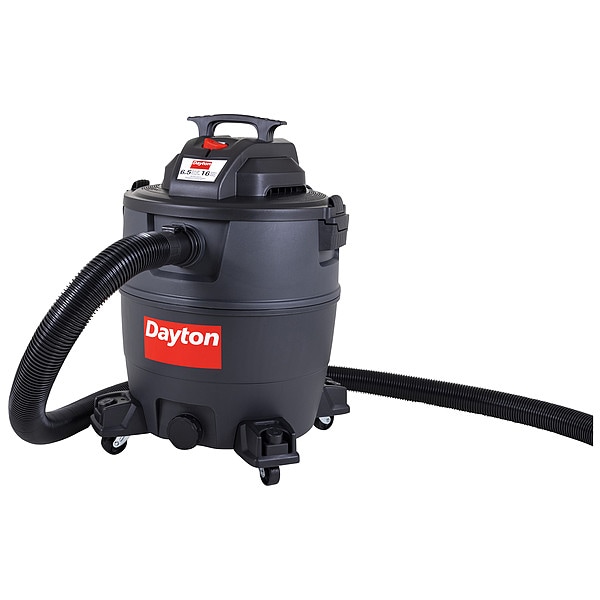 Dayton General Purpose Wet/Dry Vacuum, 16 gal, 1,080 W 61HV85 | Zoro