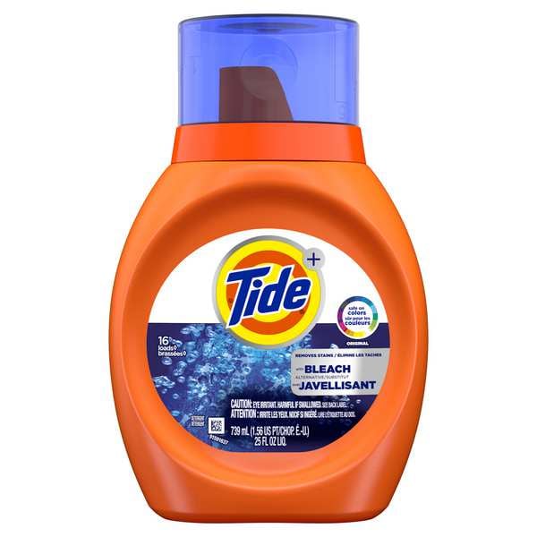 Tide High Efficiency Laundry Detergent, 25 oz Jug, Liquid, Original ...