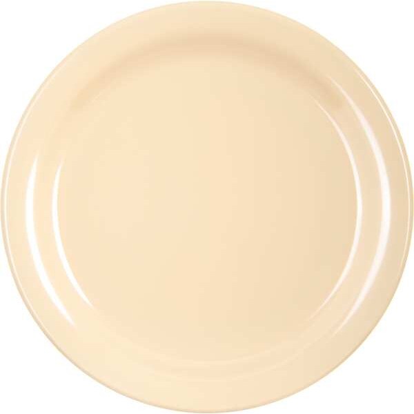 Carlisle Foodservice Dinner Plate, 8.92" Dia, Tan 4350125 | Zoro