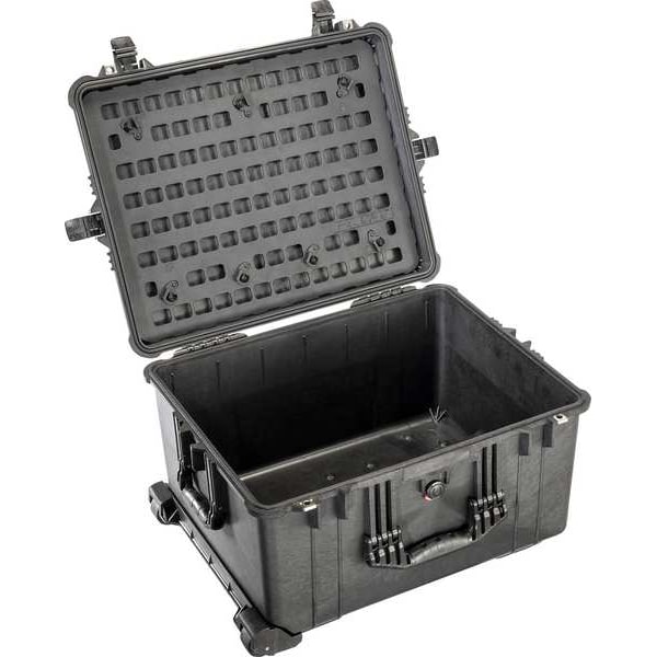 Pelican Black MOLLE Panel, Black, Plastic, 10 in 016100-5200-110 | Zoro