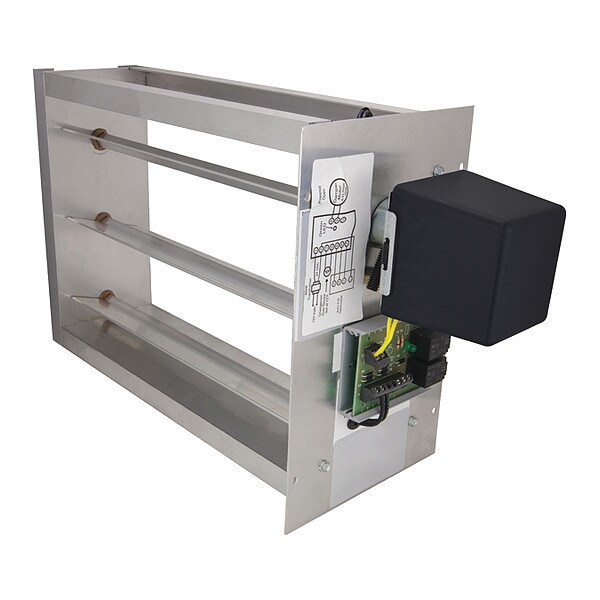 Io Hvac Controls Damper Assembly, 14x14" D-Z1-1814 | Zoro
