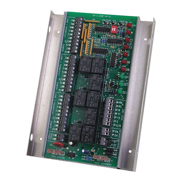 Io Hvac Controls Zone Panel, 3 Zone, 3H/2C ZP3-HPS | Zoro