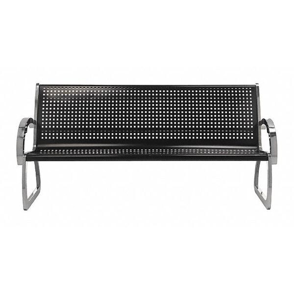 Commercial Zone Products Skyline Blk Bench Stainless Sides, 4 ft ...