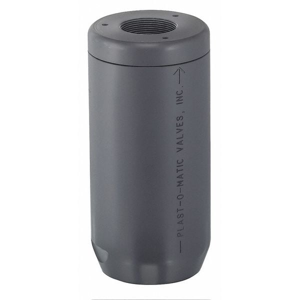 Plast-O-Matic Combo Air Valve, PVC, 2", Epdm, Threaded CARD200EPT-PV | Zoro