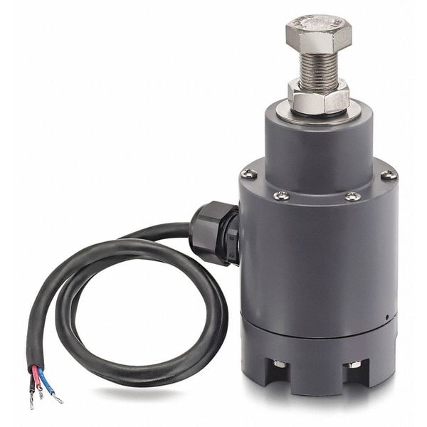 Plast-O-Matic Pressure Switch, PVC, 1/2", Ptfe, 3A SWT050T-3A-PV | Zoro