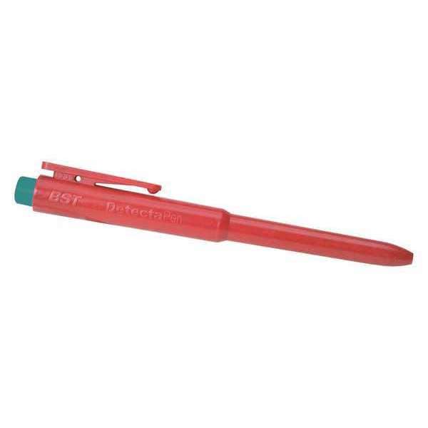 Detectapro Pen, Retractable, Metal Det, Red/Green, PK25 RJPENRDGN | Zoro