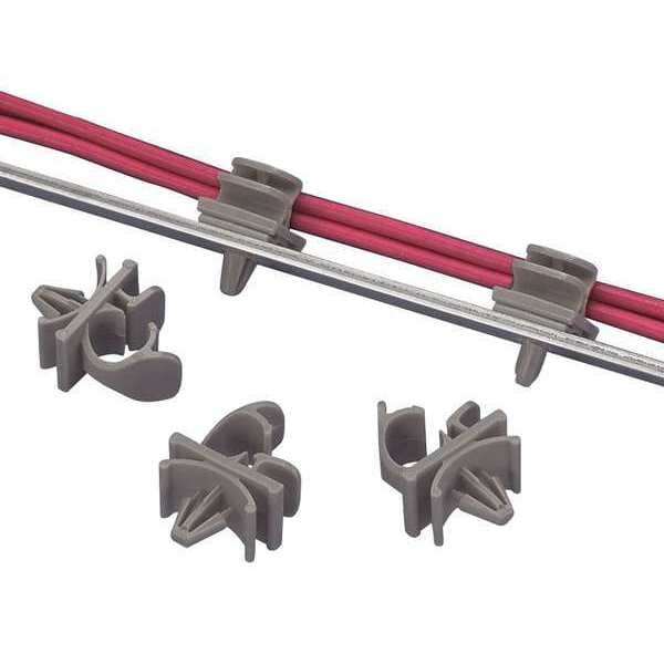 Panduit Wire Clip, Push Mount, PK100 LWC38-H25-C14 | Zoro