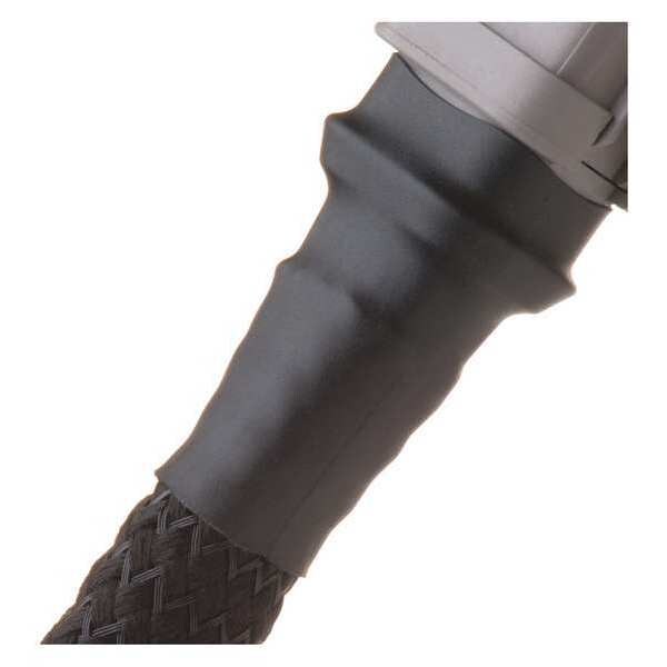 Techflex Heat Shrink Tube, Heavy Wall, 2:1 I.D. Shrink Ratio, Black, 25 ...