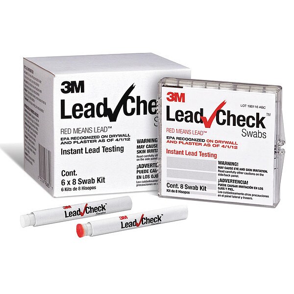 Leadcheck Test Strips, Lead, 0 to 600 ppm LC-48SCP3C | Zoro