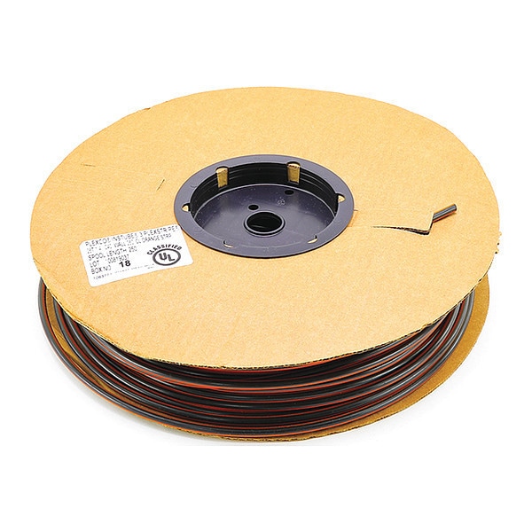 Chevron Plexco Tubing, 1/4", Orange Stripe, 250 ft. 1063772 | Zoro