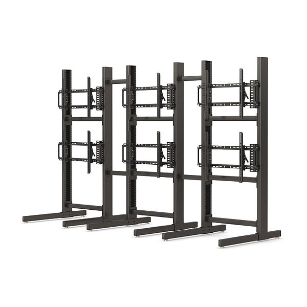 Afc Industries Six LED Monitor Floor Stand 772514G | Zoro