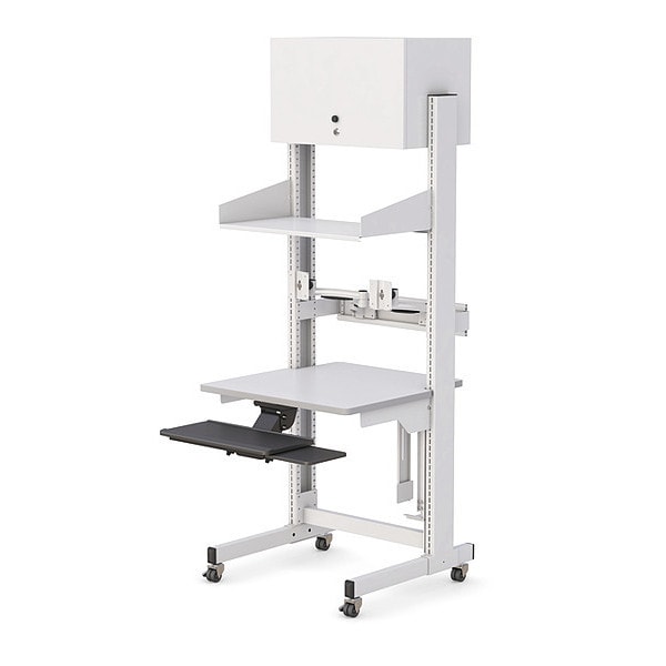 Afc Industries Mobile Computer Stand Workstation 772282G | Zoro
