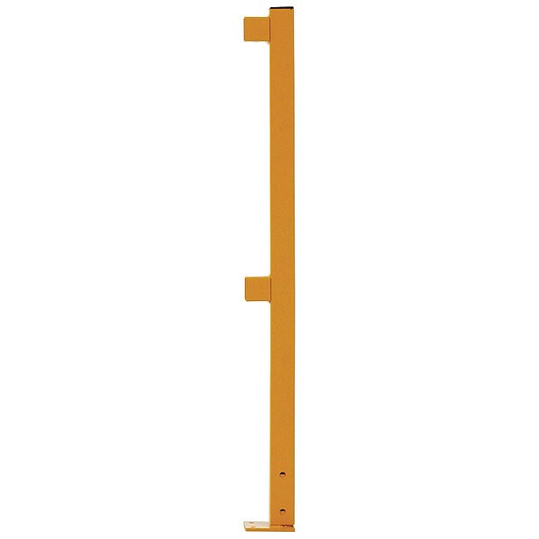 Wirecrafters Handrail, 42" High End Post, Yellow HREPC | Zoro