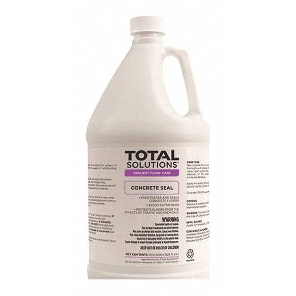 Total Solutions Concrete Sealant, 5 gal, Pail, Amber, Epoxy Ester Base ...