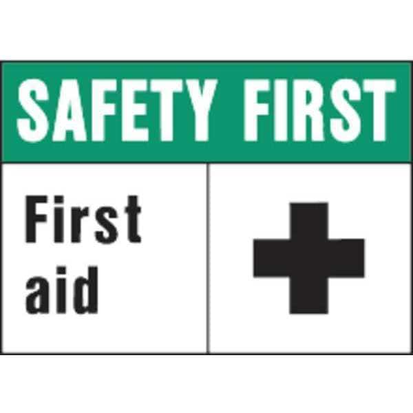 Hy-Ko Sign, First Aid Safety First, PK5, 5740 5740 | Zoro