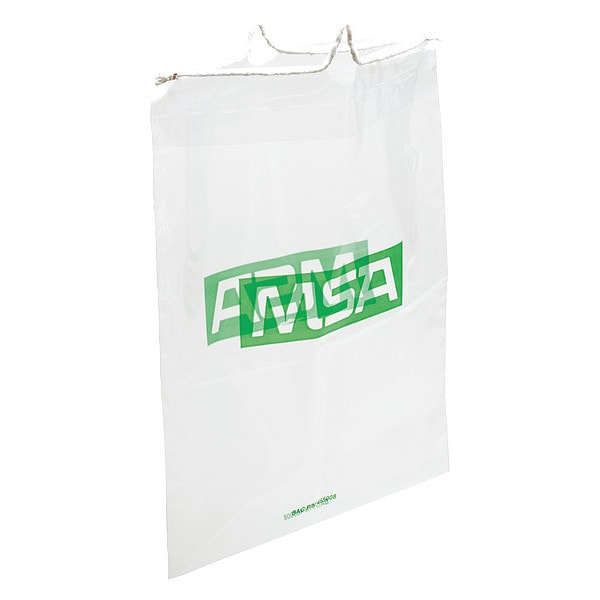 MSA Respirator Drawstring Bag,Nylon,Wht/Grn (465008) | Zoro