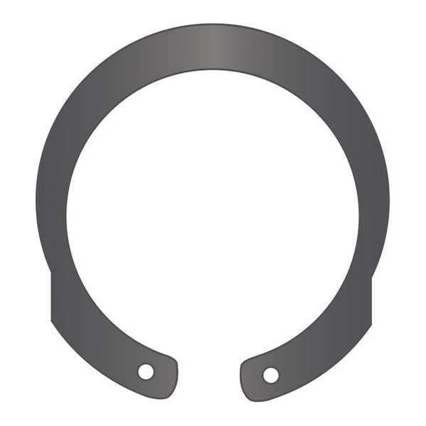 Rotor Clip Internal Retaining Ring, Steel, Black Phosphate Finish, M18 ...