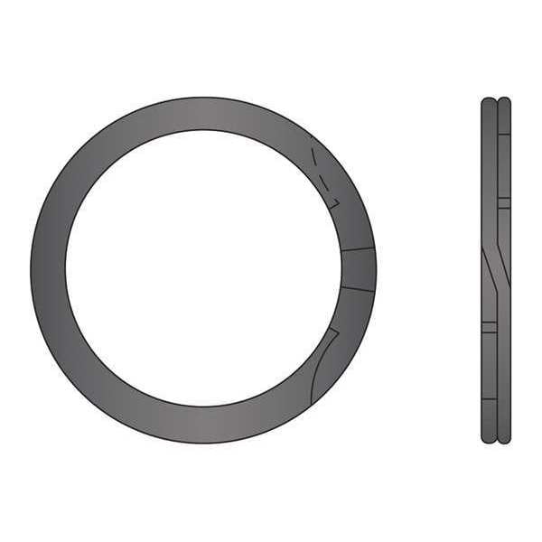 Huyett Internal Retaining Ring, Steel, Plain Finish, 5 in Bore Dia. RR ...