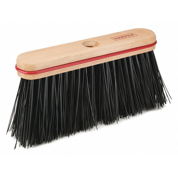 Harper 9 in Sweep Face Upright Broom, Black 109 | Zoro